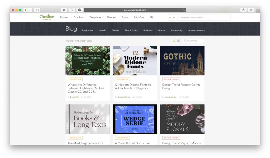 Creative Market Review: Create Beautiful & Professional Design Assets