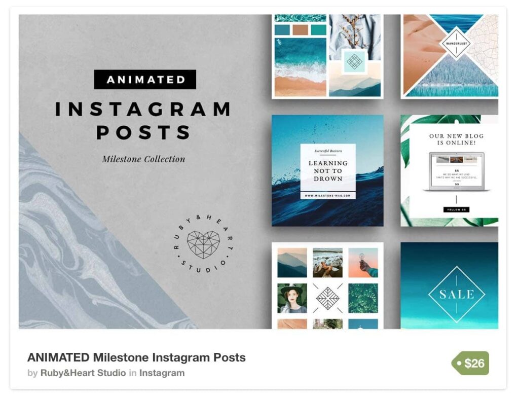 Instagram Templates: For Ecommerce Businesses, Brands & Bloggers